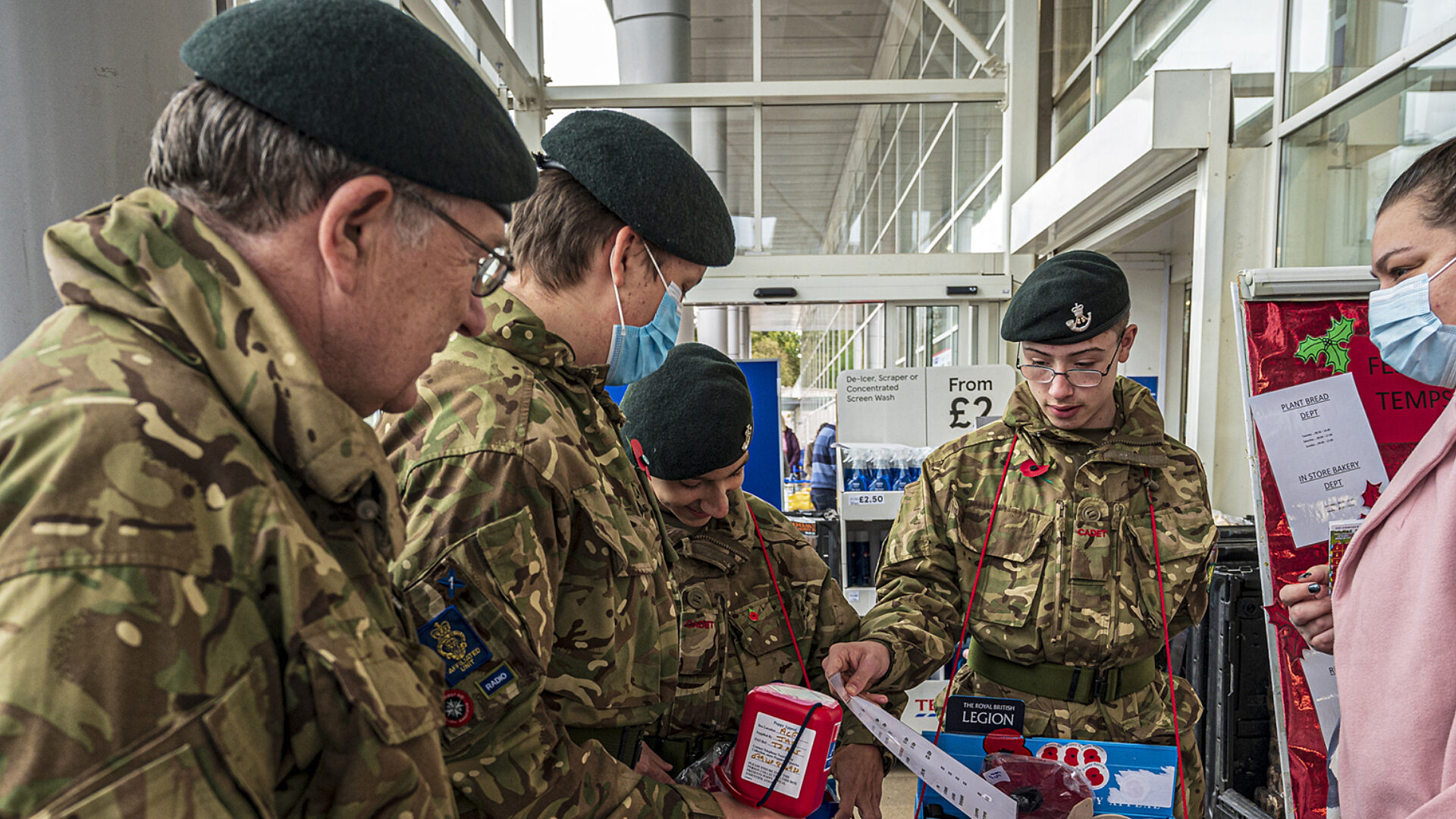 Poppy Selling at Shepton Mallet. 6th November 2021. | Army Cadets UK