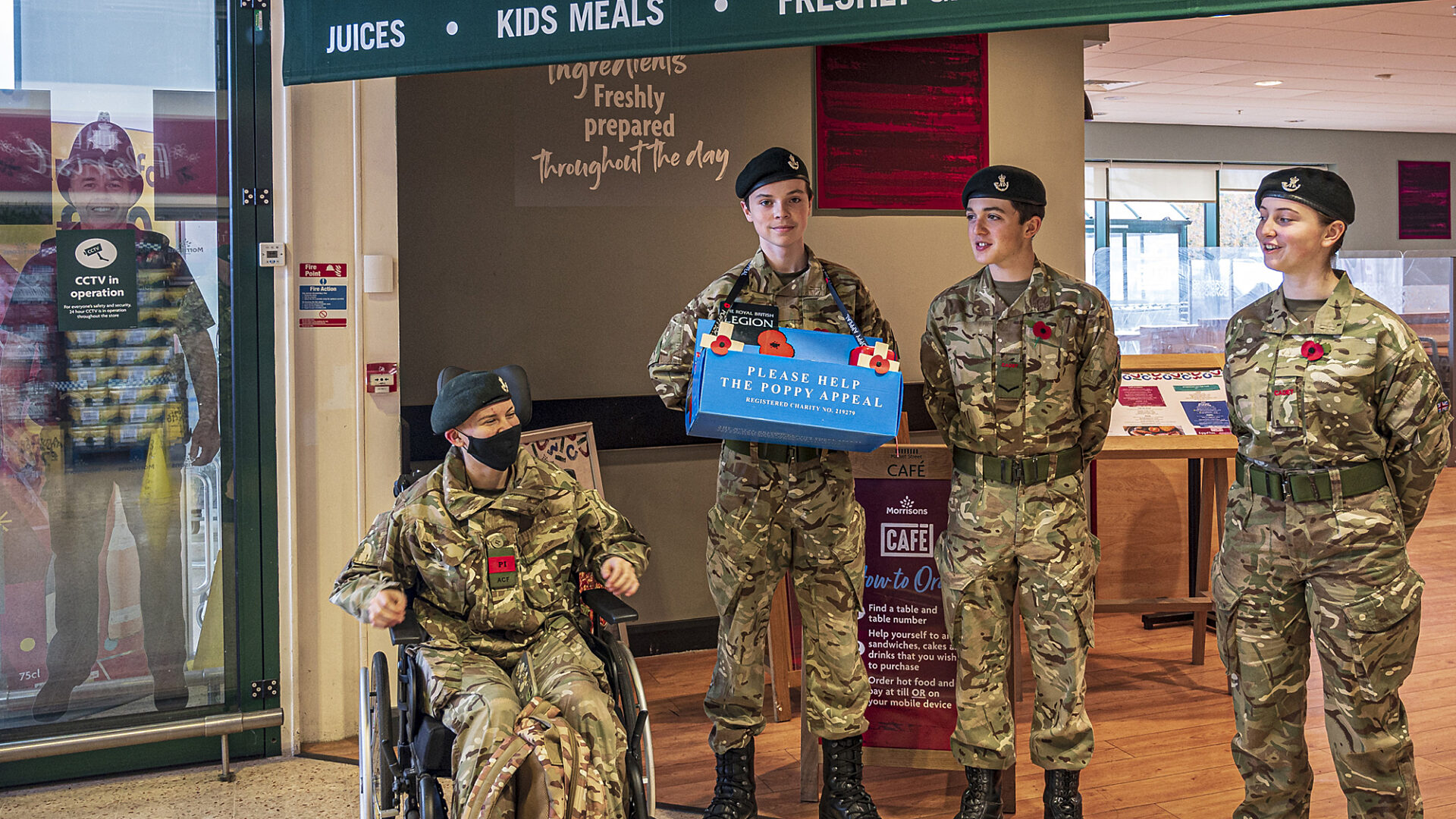 Poppy Appeal at Wells. 13th November 2021. | Army Cadets UK