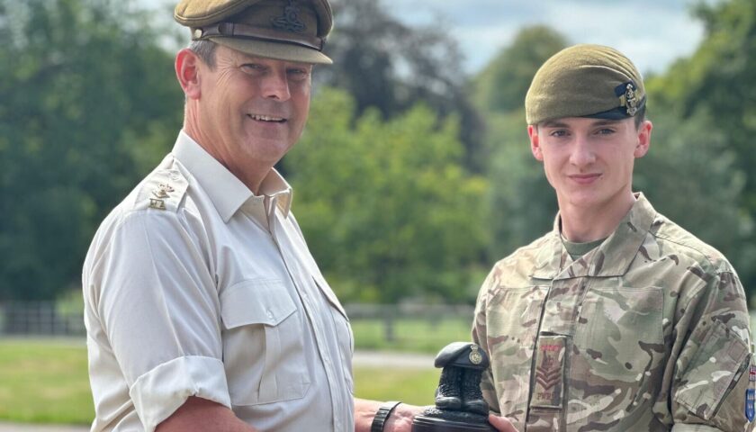 Top Honour Awarded at Master Cadet Parade | Army Cadets UK