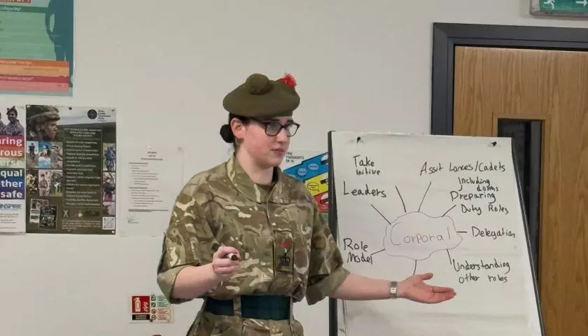 Farewell to Cadet Sergeant Major Rubyann Held | Army Cadets UK