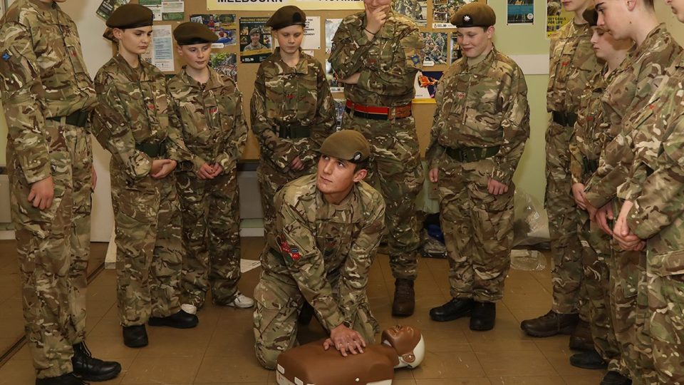 Melbourn Cadet’s First Aid Actions | Army Cadets UK