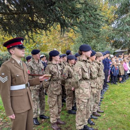 Suffolk ACF Cadets Unite Across the County for Remembrance Day | Army ...